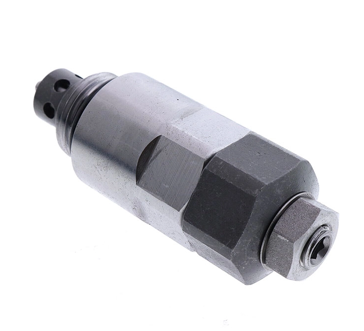 How to adjust pressure relief valve of the excavator?