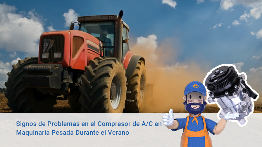 Signos de Problemas en el Compresor de A/C en Maquinaria Pesada Durante ...