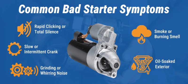 Equipment Won’t Start? 5 Signs of a Bad Starter